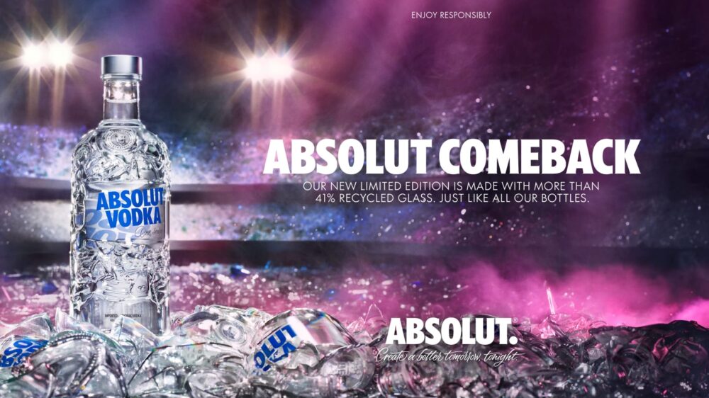 Absolut launches a new limited edition bottle celebrating recycling ...