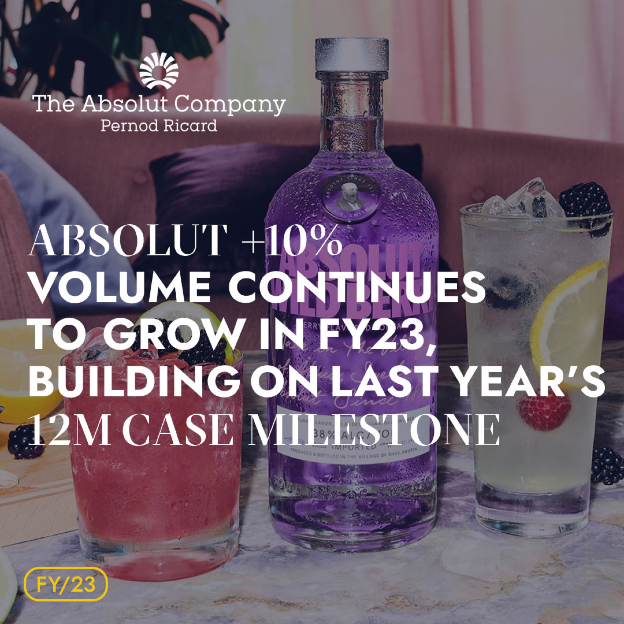 Record year for Absolut – The Absolut Company